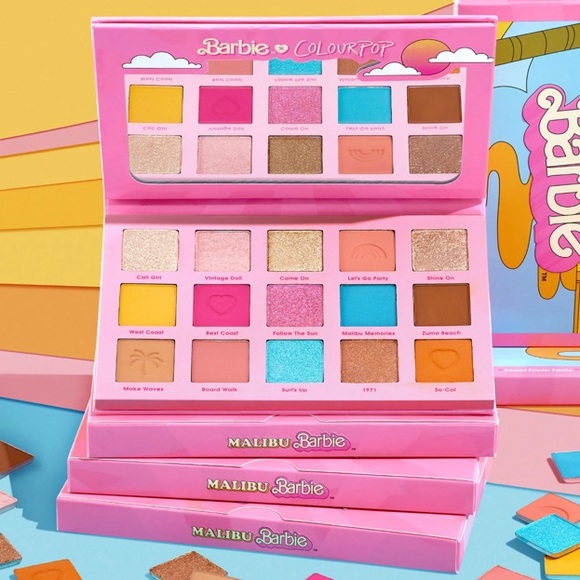 Colourpop Makeup Malibu Barbie Shadow Palette Poshmark